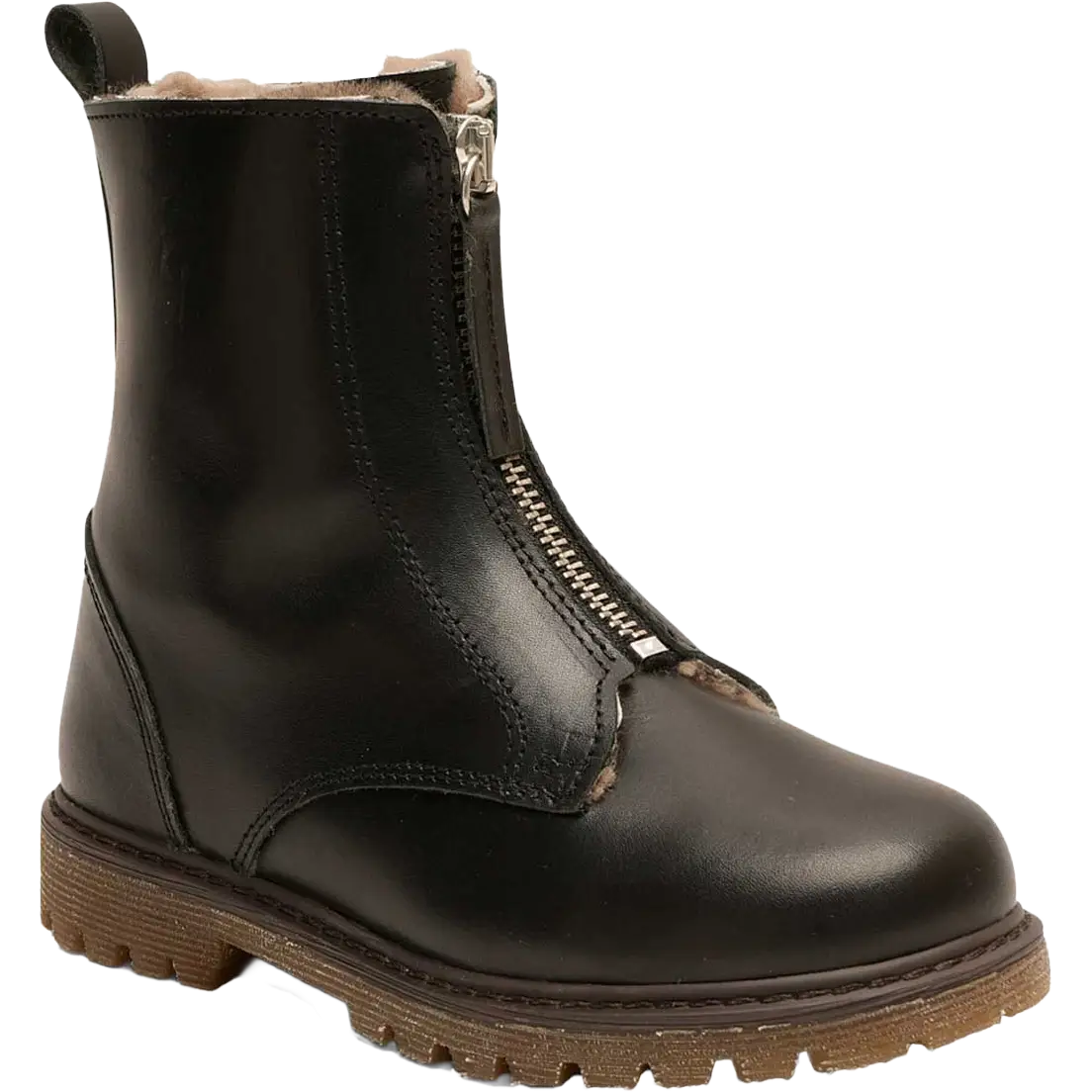 Nora Lamb Boot Junior vinterstøvle - Black-1000