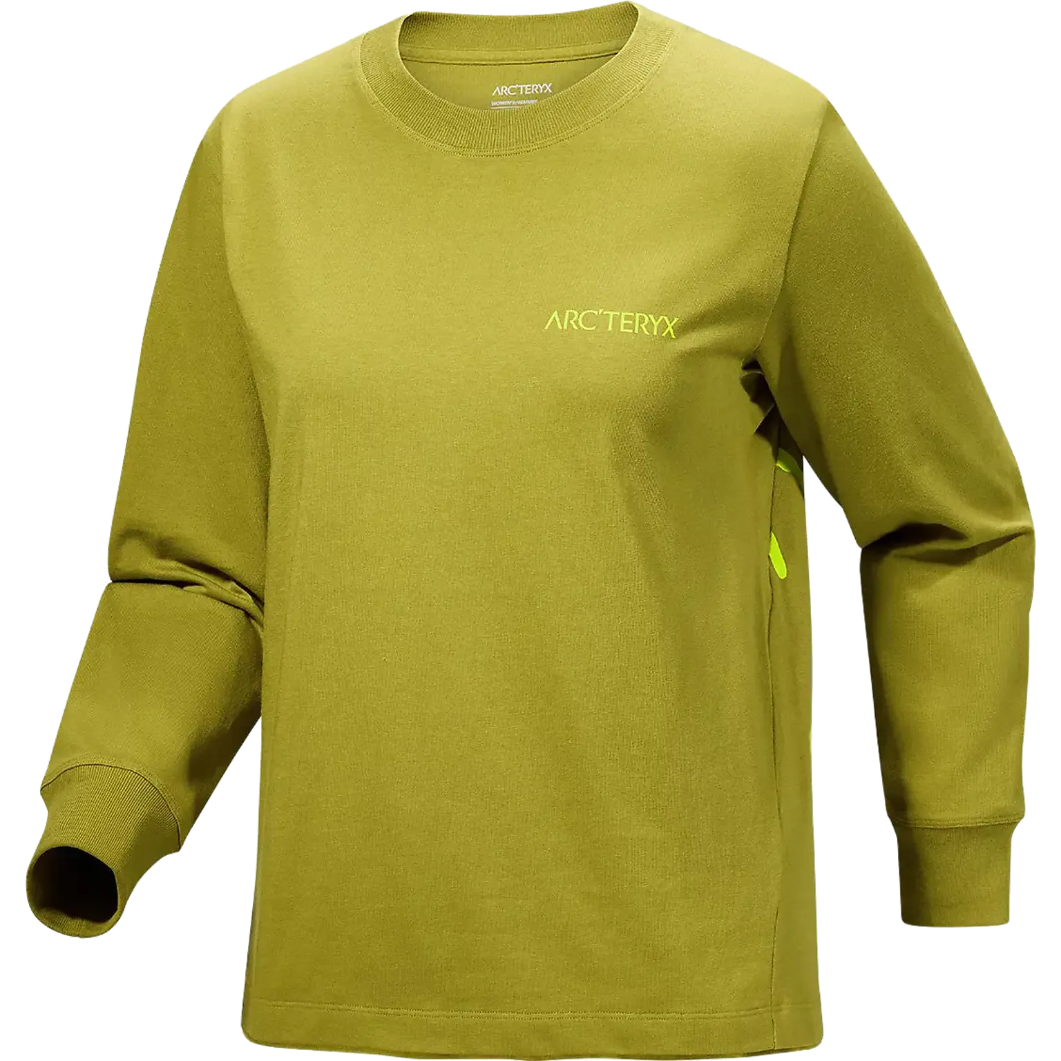 Kragg Cotton Bird Crew LS Women - Olive Moss/Euphoria