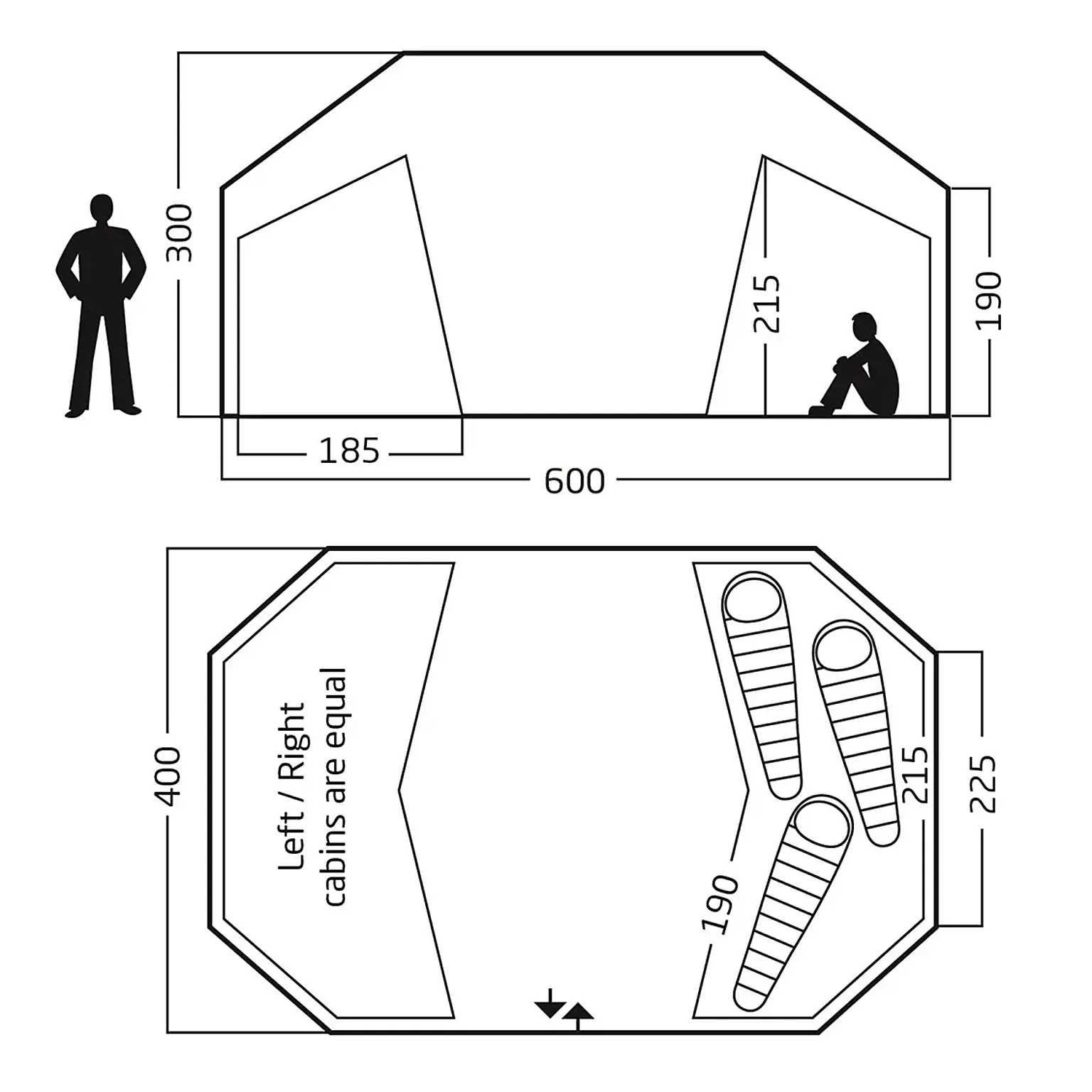 Vanaheim 24 Basic Cotton Tent bomuldstelt - Natural
