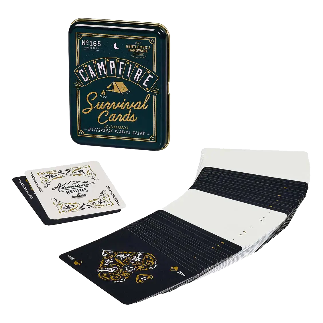 Survival Playing Cards spillekort - Black