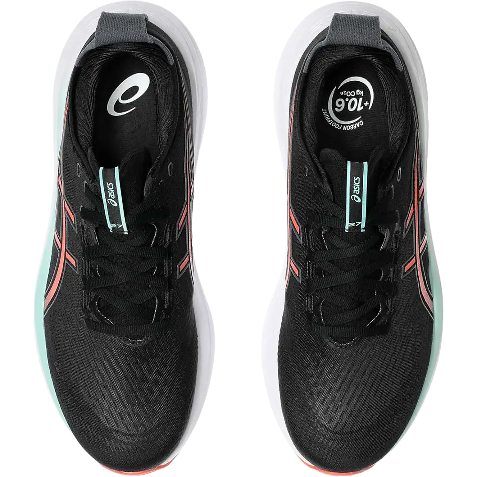 Gel-Nimbus 27 Men - Black/Coral Reef-004