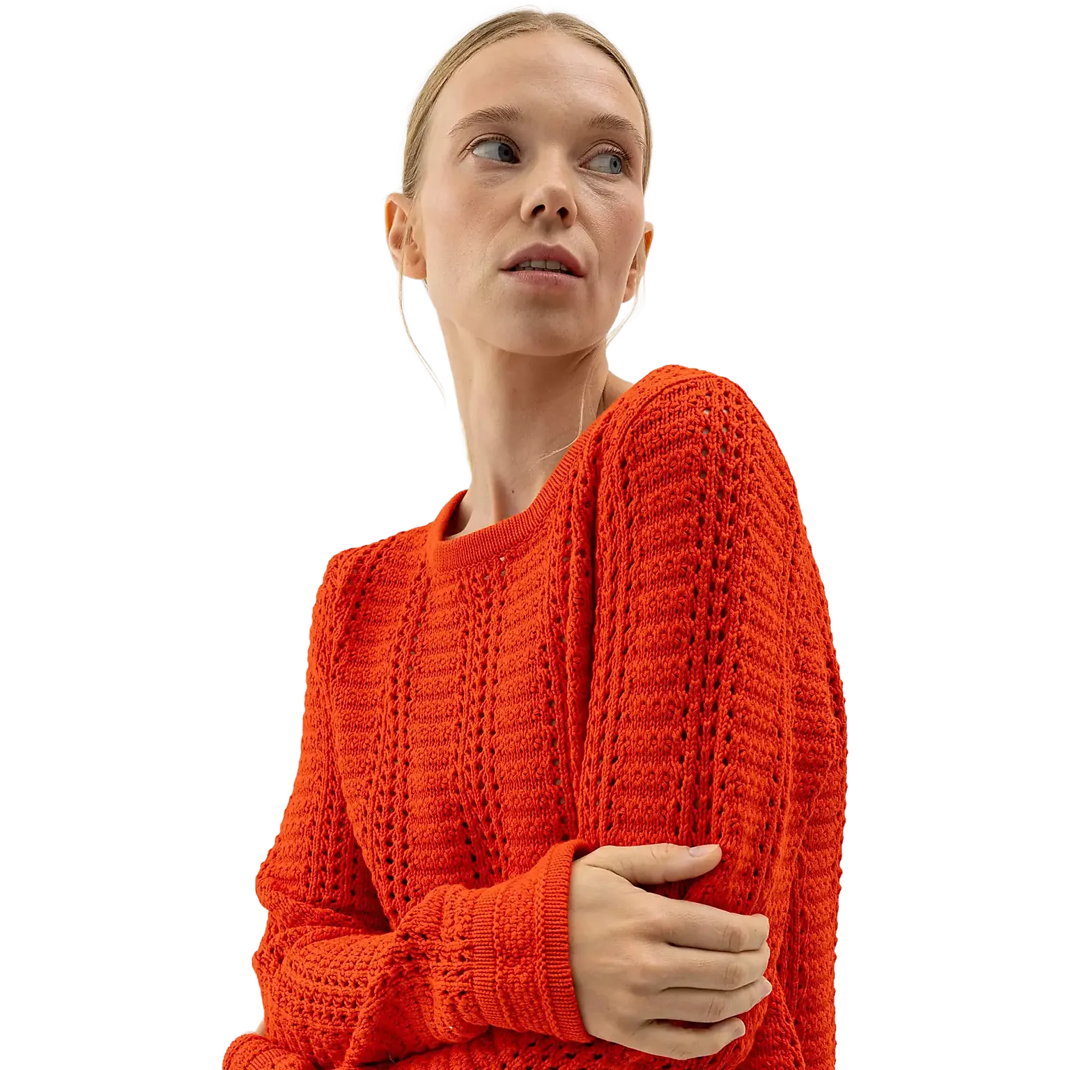 Heidi Crew Women - Bright Red