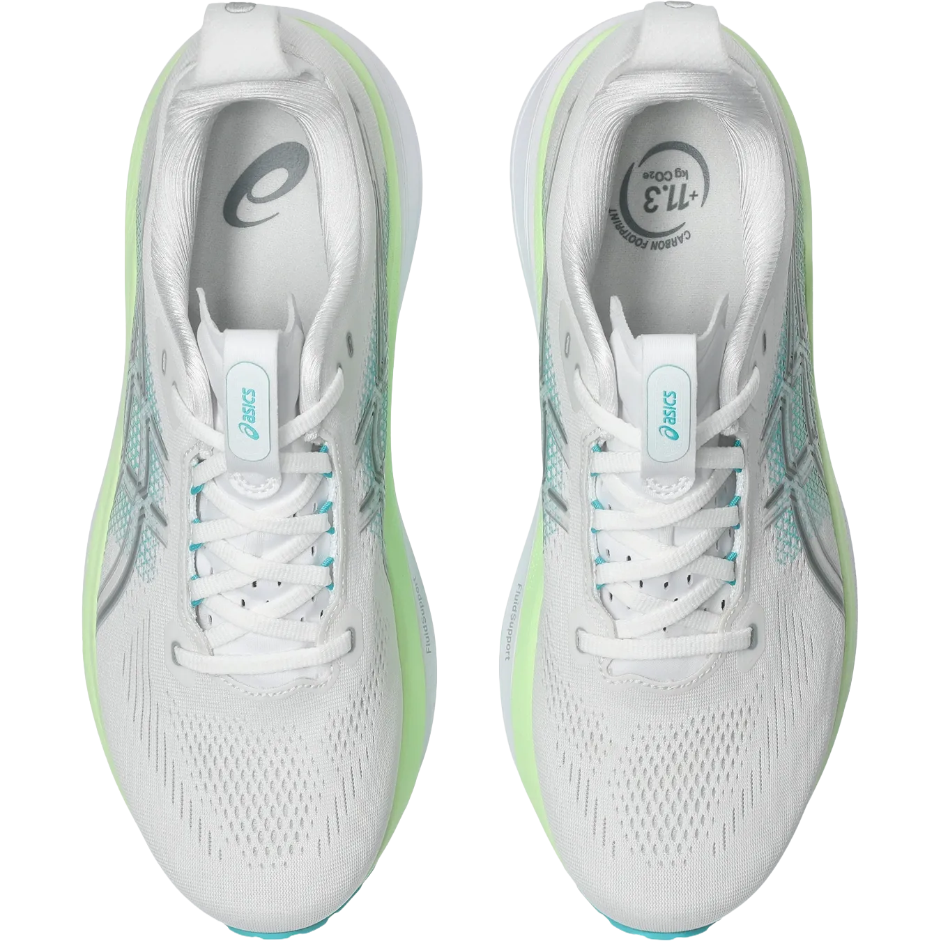 Gel-Kayano 33 Men - White-Energy Aqua