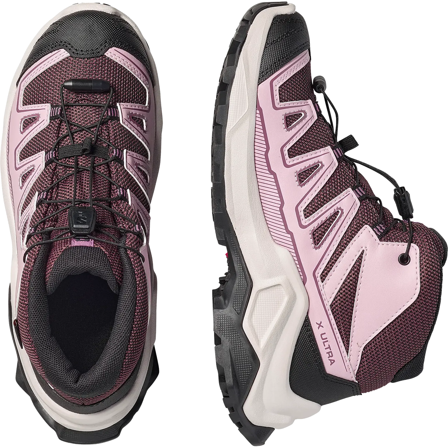 X Ultra Mid GTX Junior børnestøvle - Huckleberry-Dawn Pink-Concord