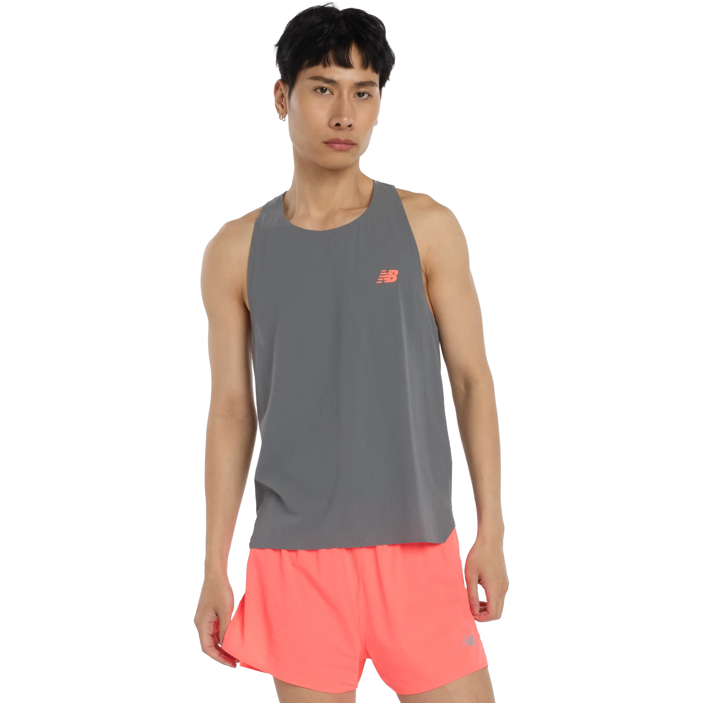 Race Day Ultra Light Singlet Men - Urgent Red