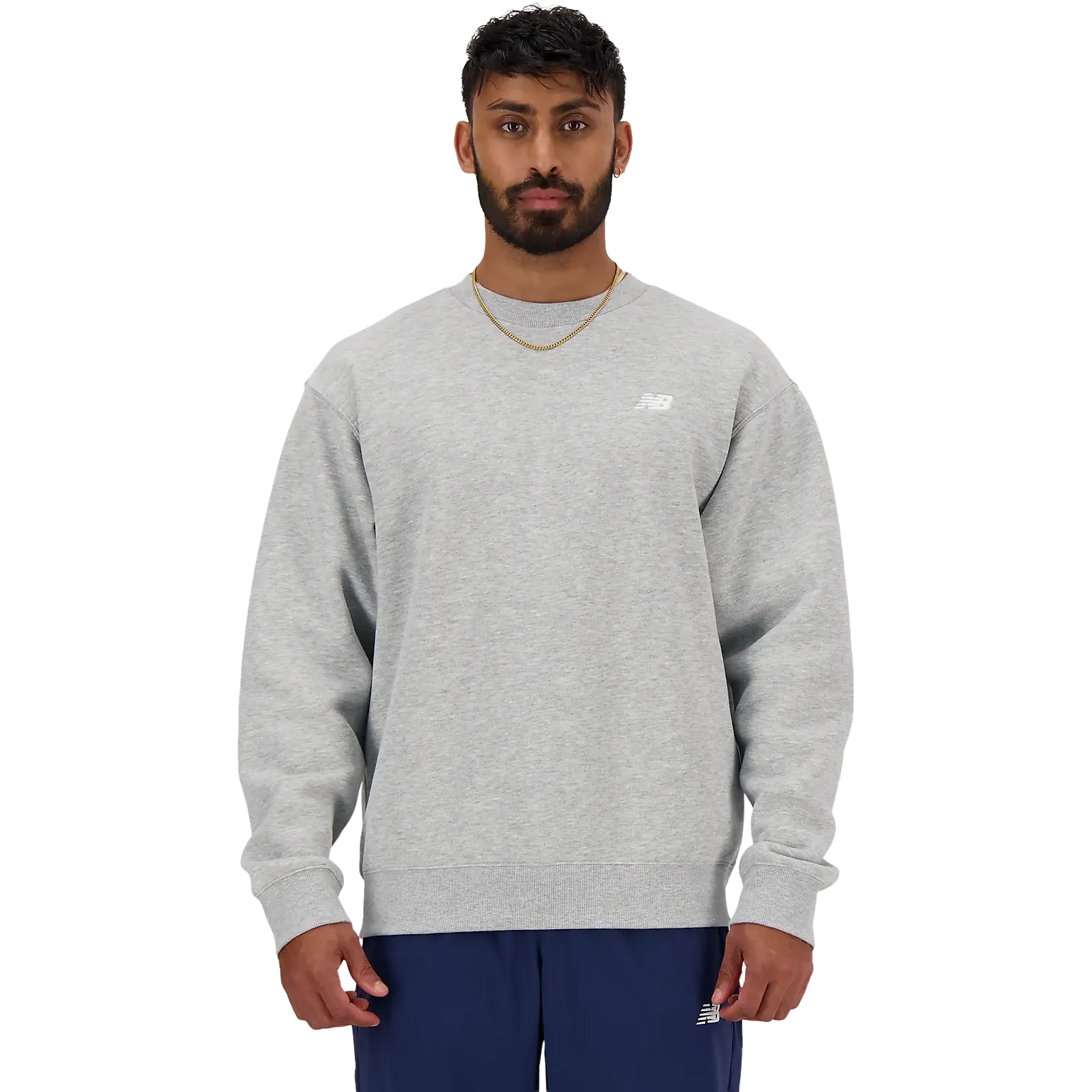 Sport Essentials Fleece Crew Men - Athletic Grey