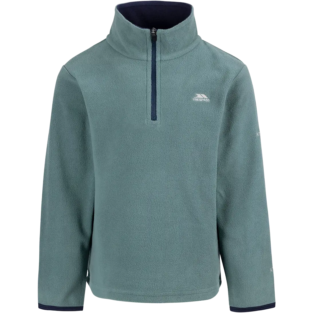 Etto Microfleece Kids barnfleece - Spruce Green/Navy