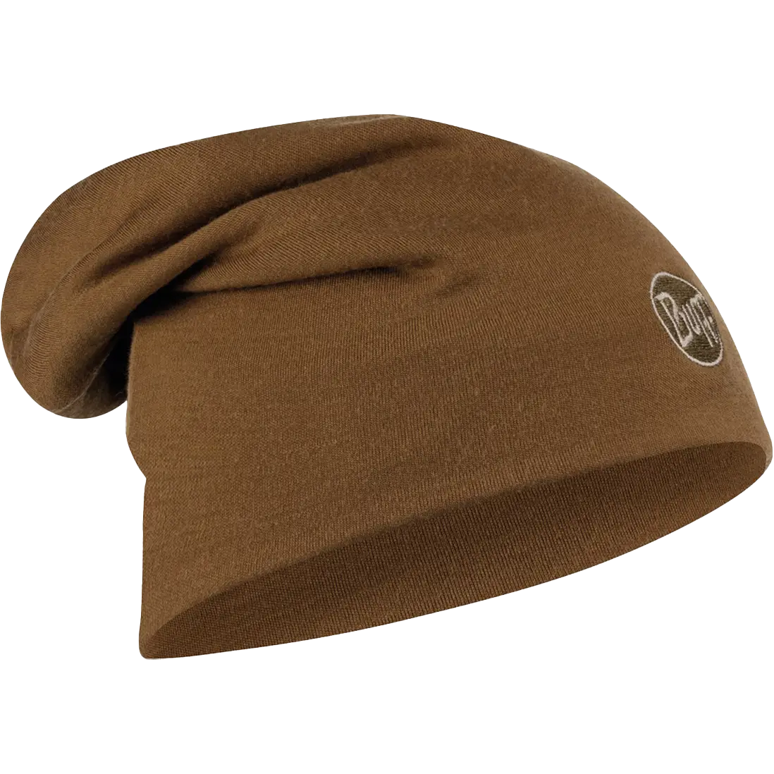 Heavyweight Merino Wool Hat Loose hue - Solid Tundra Khaki