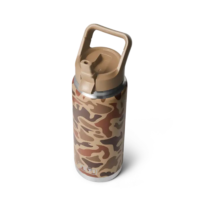 Rambler 26 Oz/0,8 liter Colour Straw Bottle vattenflaska - Wetlands Camo