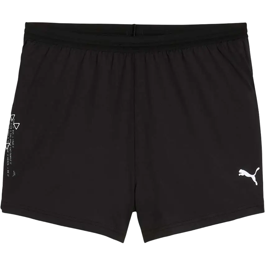 Run Knit 3 Split Short Men - Puma Black-01