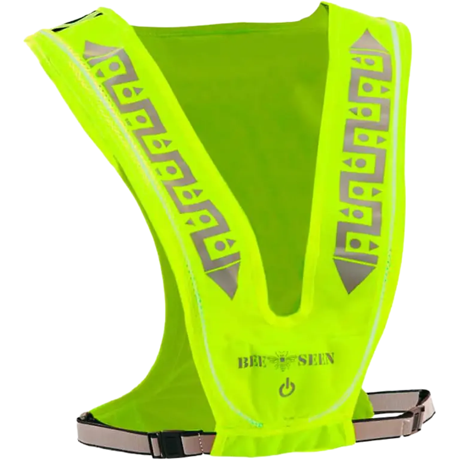 LED Vest m. USB - Lime