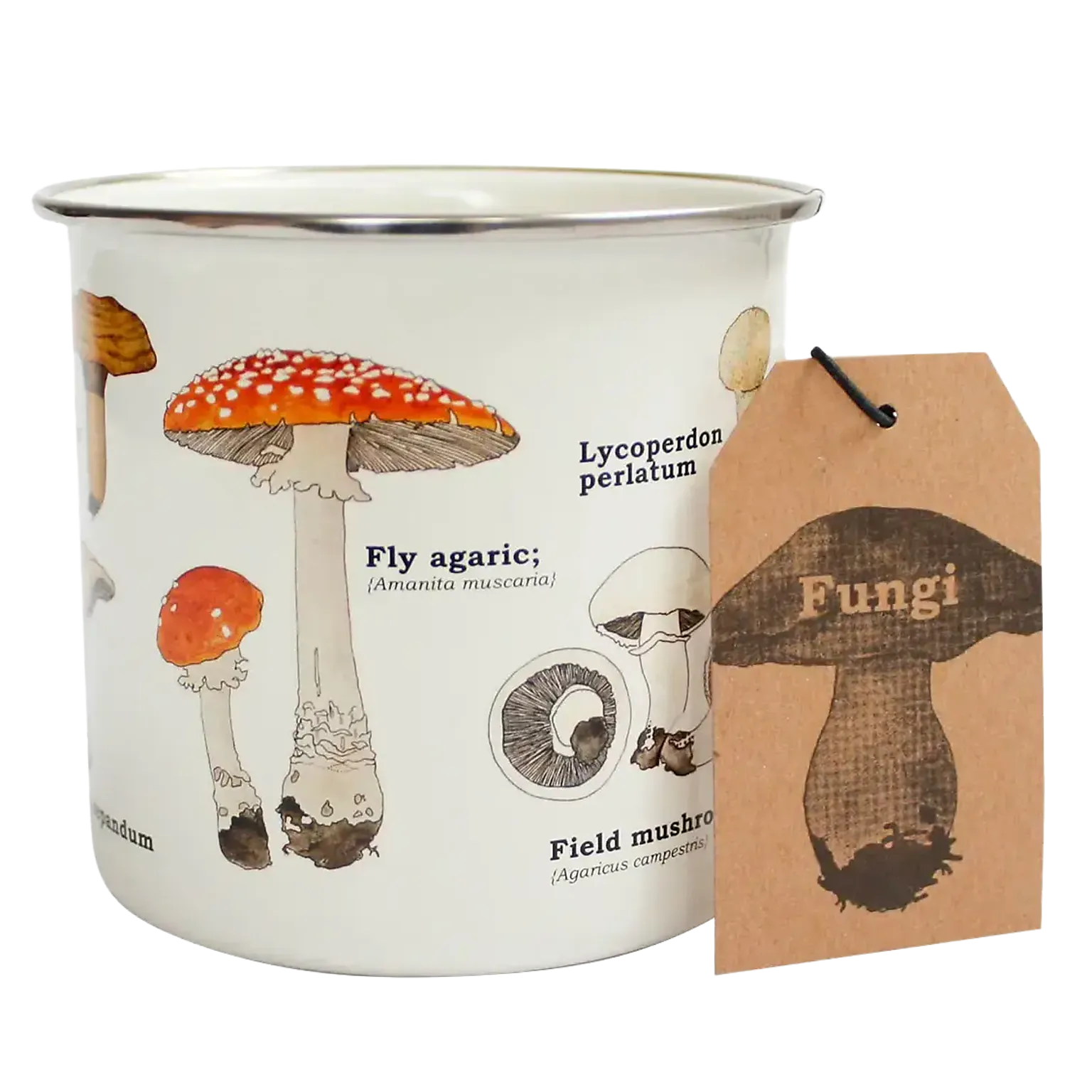 Enamel Mug krus - Mushroom