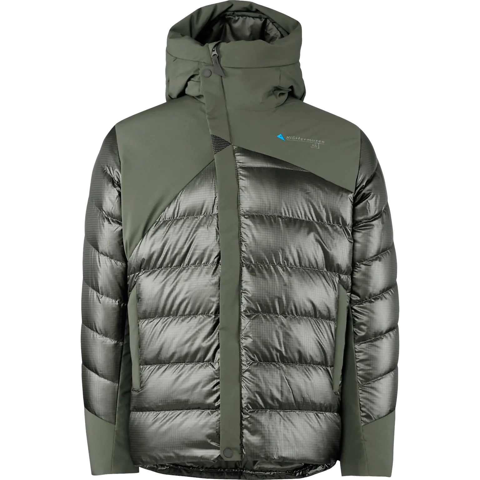 Rå Hood Jacket Men dunjakke - Dark Dusty Green