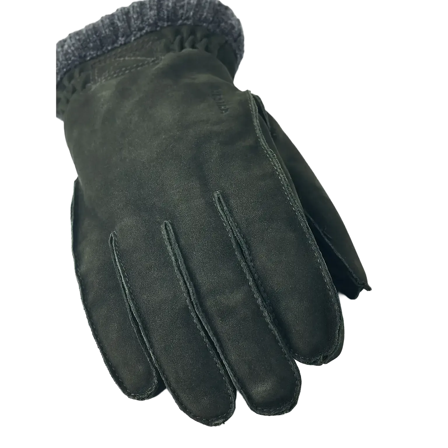 Joar Nubuck handskar - Dark Olive