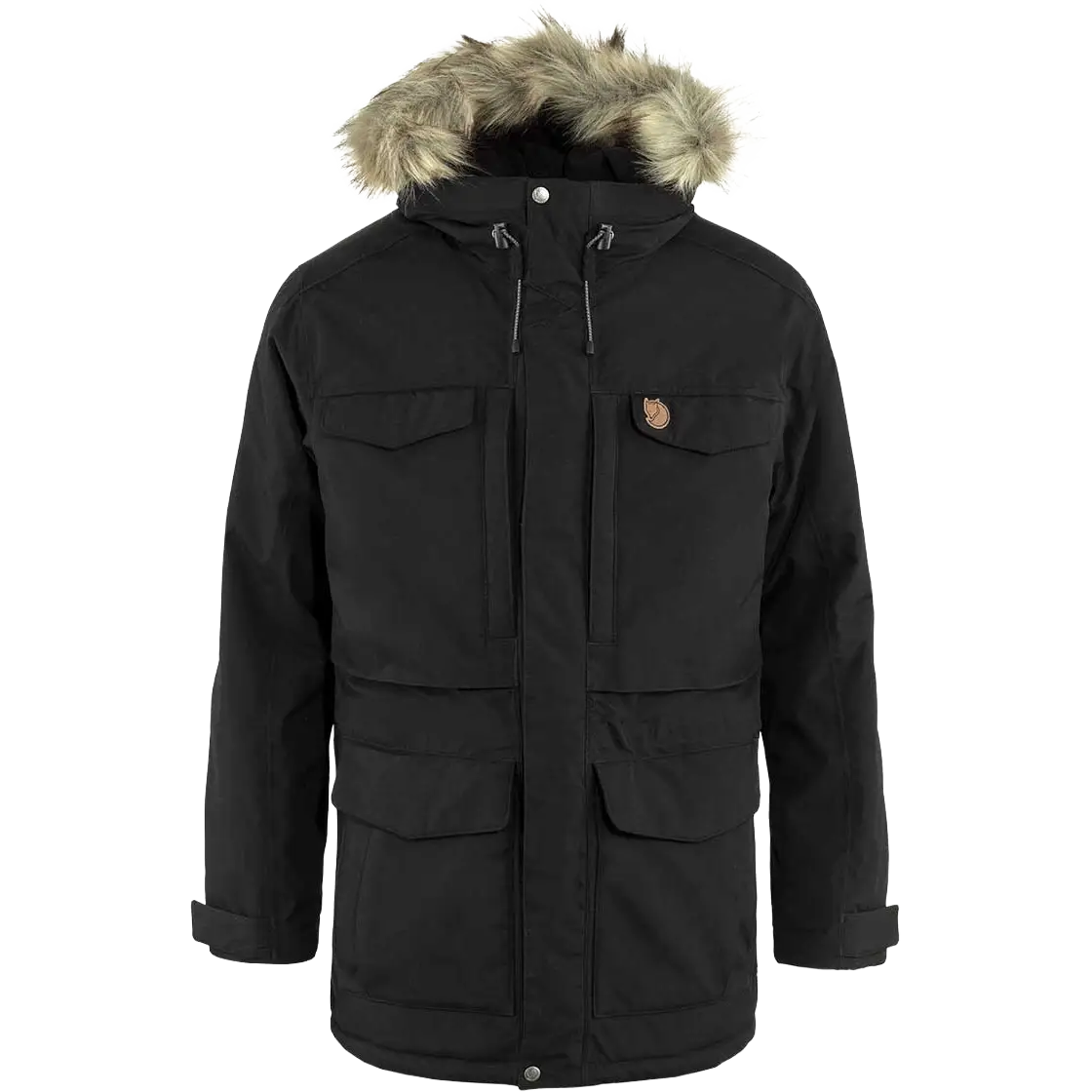 Nuuk Parka Men vinterjacka - Black-550