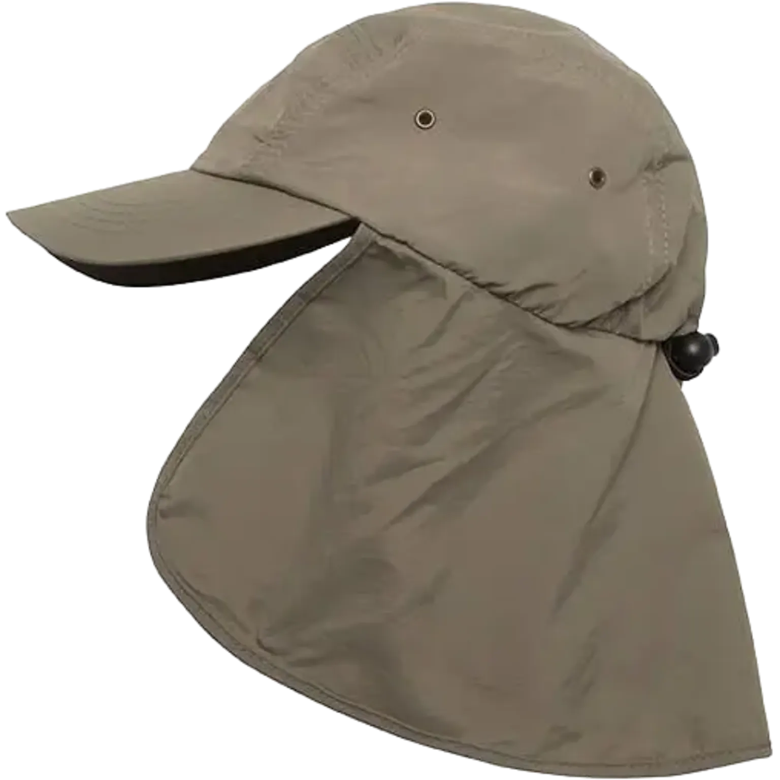Cap with Neck Flap kasket - Olive