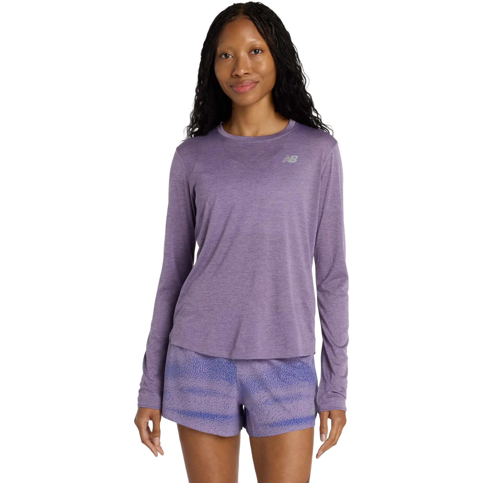 Athletics Long Sleeve Women - Candied Violet Heather