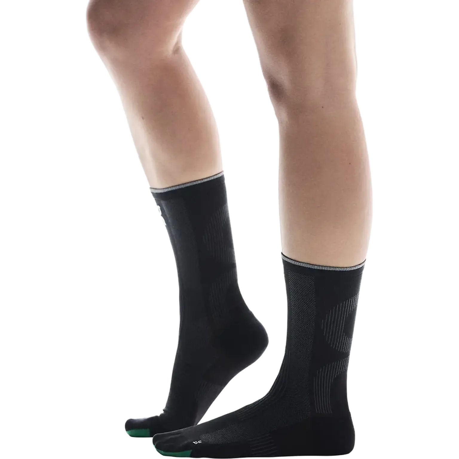 Elite Run Sock High - Black/Magnet-002