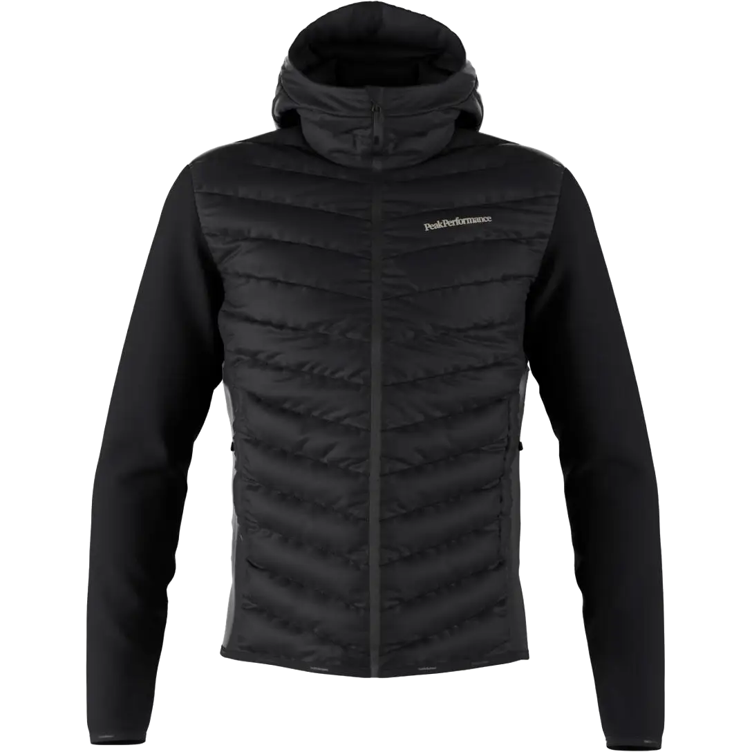 Frost Down Hybrid Hood Men hybridjakke - Black-030