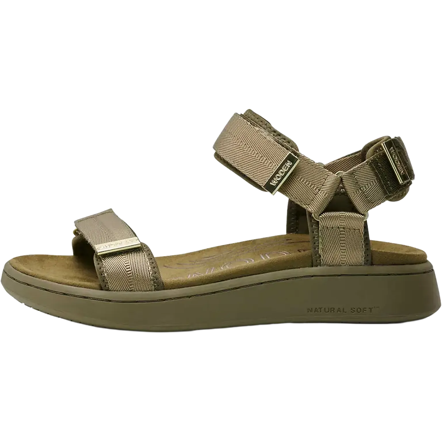 Line Sandal - Dark Olive-295