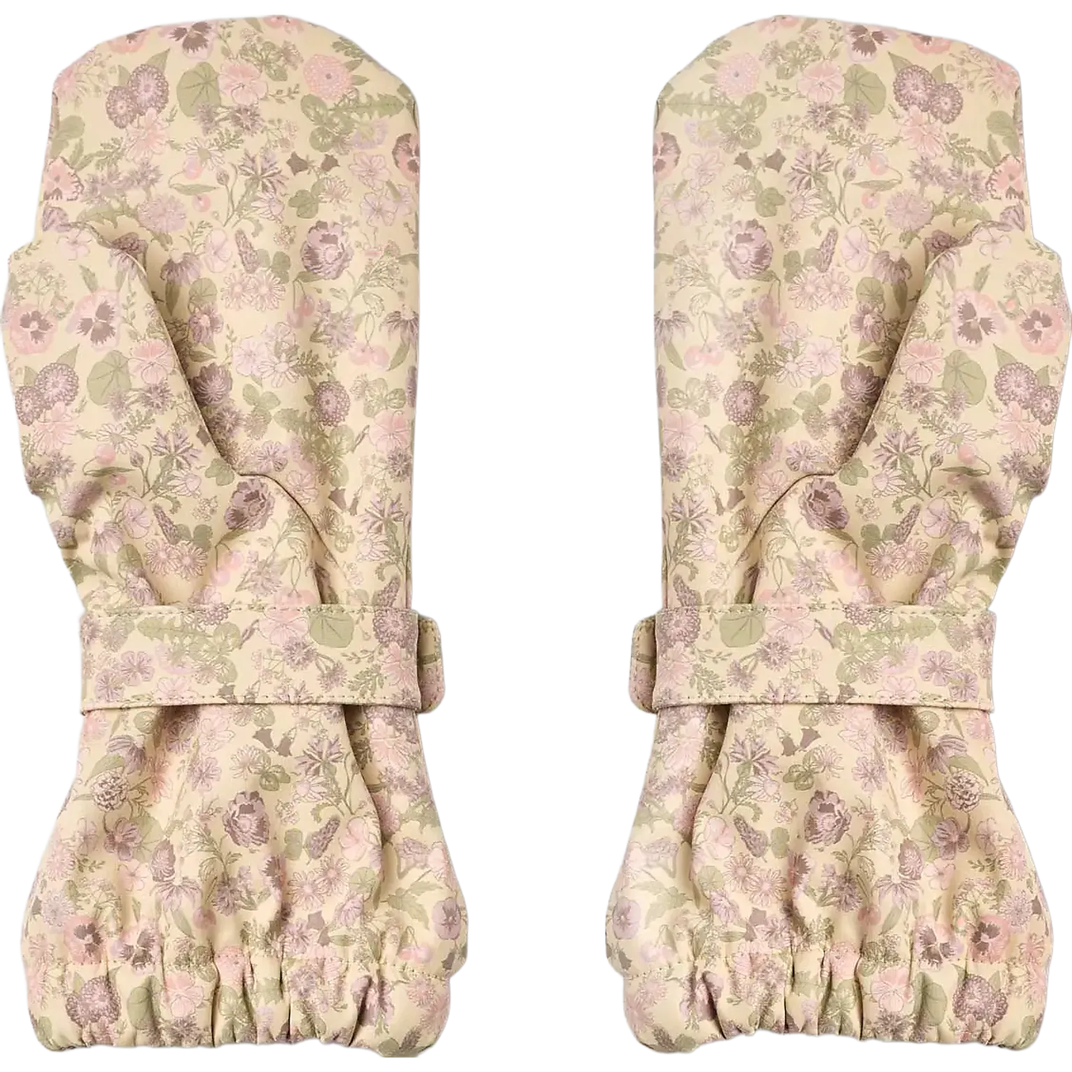 Rain Mittens Rily Kids barnvantar - Rose Flower Field-9521