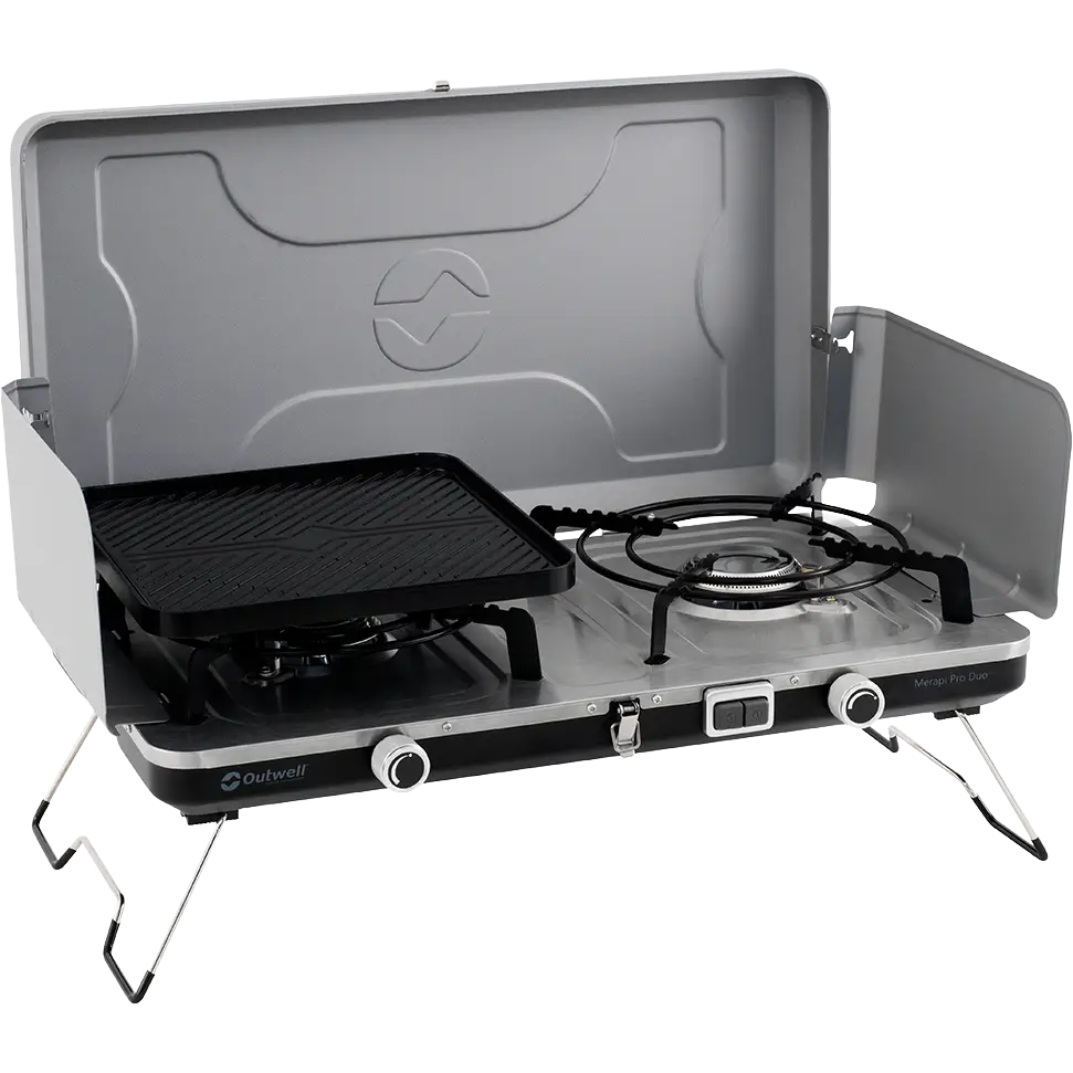 Merapi Pro Duo Deluxe gasblus - Silver Grey