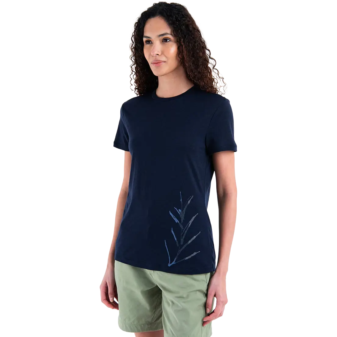 Tech Lite III SS Tee Panax Women dame-T-shirt - Midnight Navy-IB401