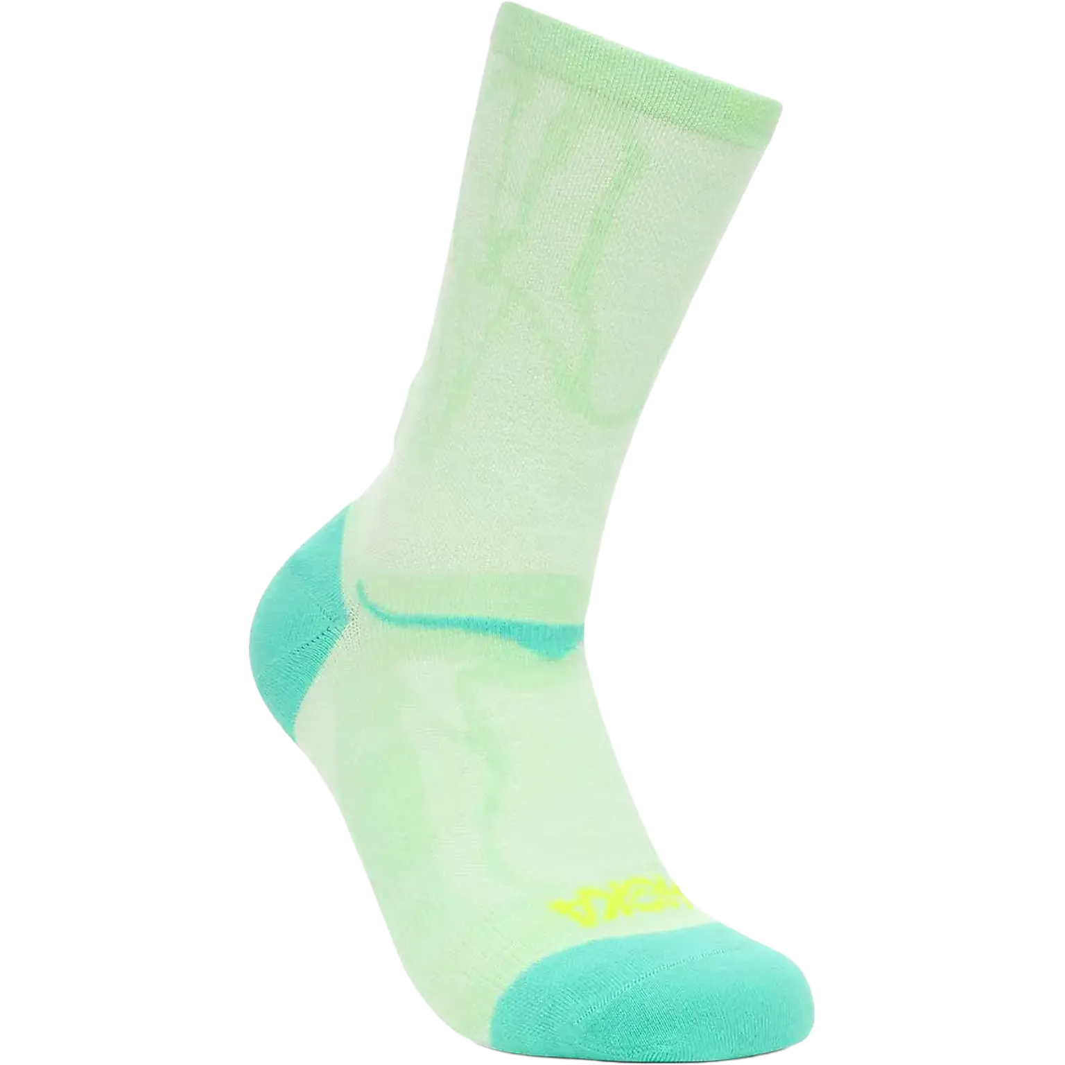 Clifton 10 Crew Run Sock - Mint Flourite