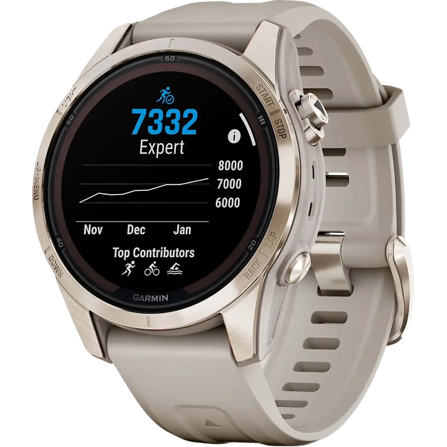 Fenix 7S Pro - Sapphire Solar Edition - Soft Gold