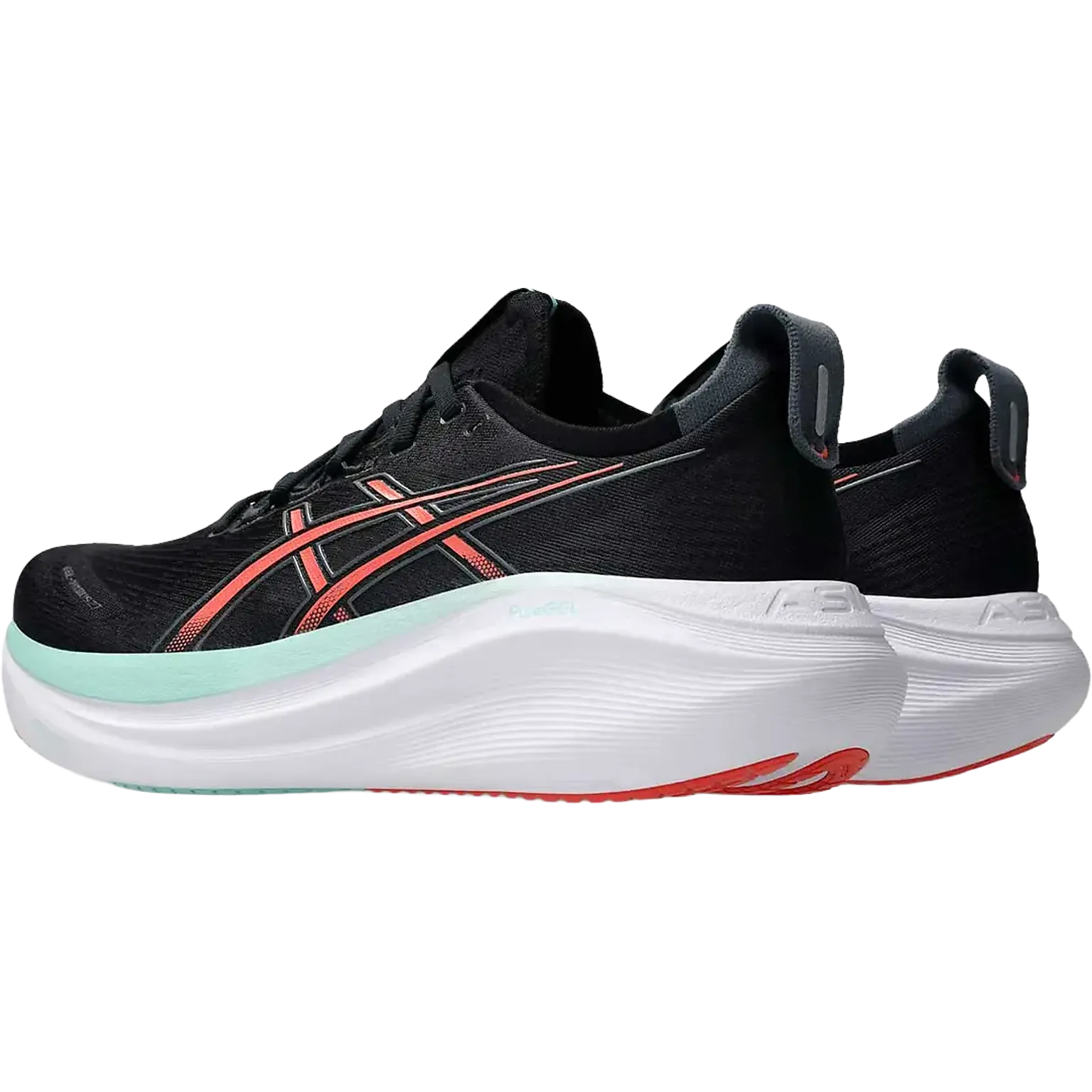 Gel-Nimbus 27 Men - Black/Coral Reef-004