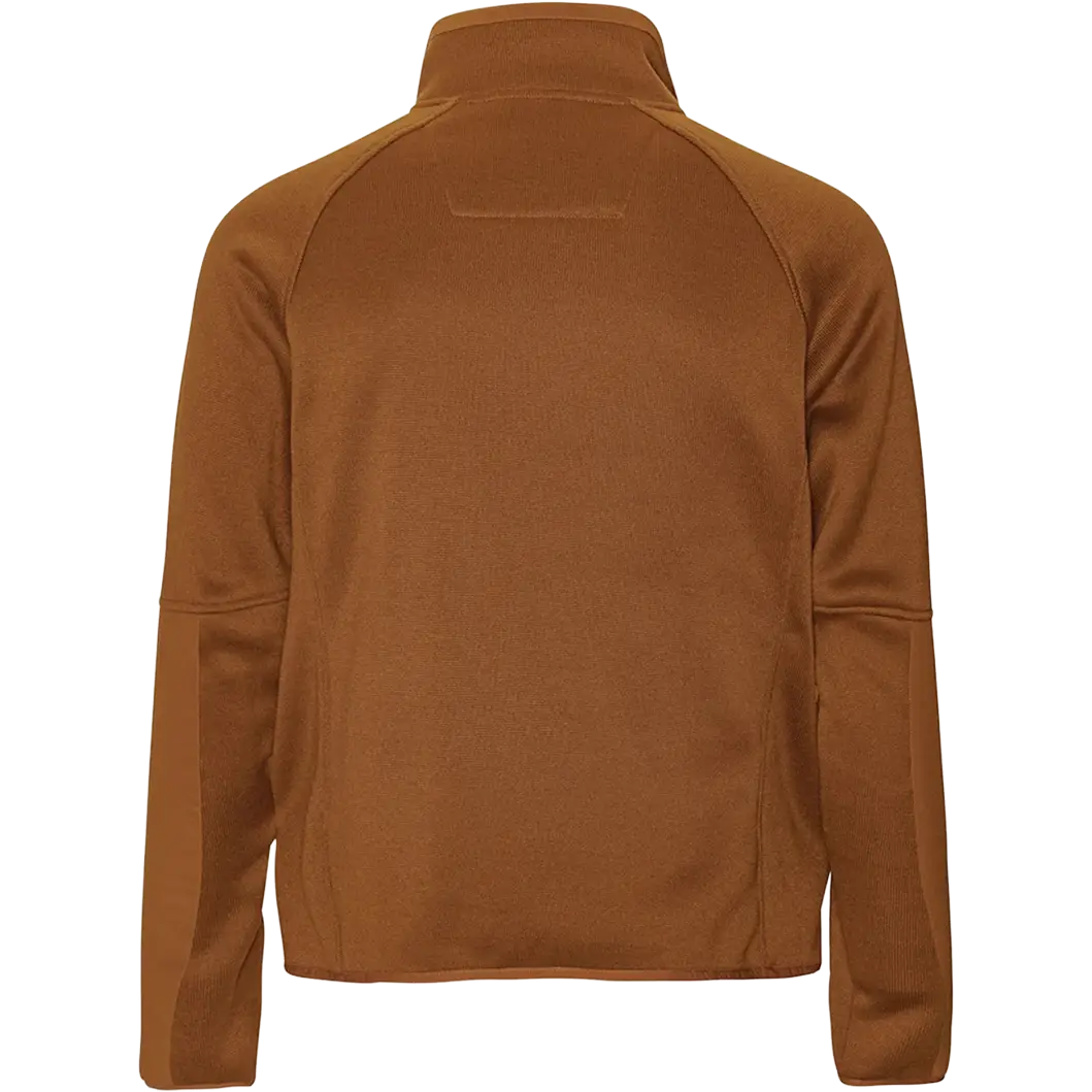 Almind Zip Sweat Women - Caramel Café-650