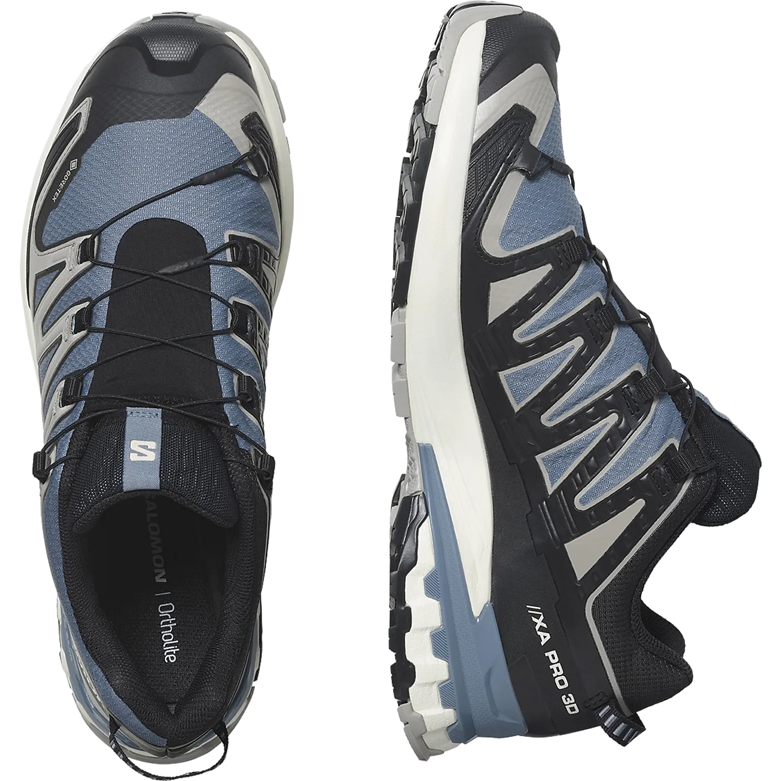 XA Pro 3D V9 GTX Men herresko - Flint Stone/Black/Ghost Gray-L