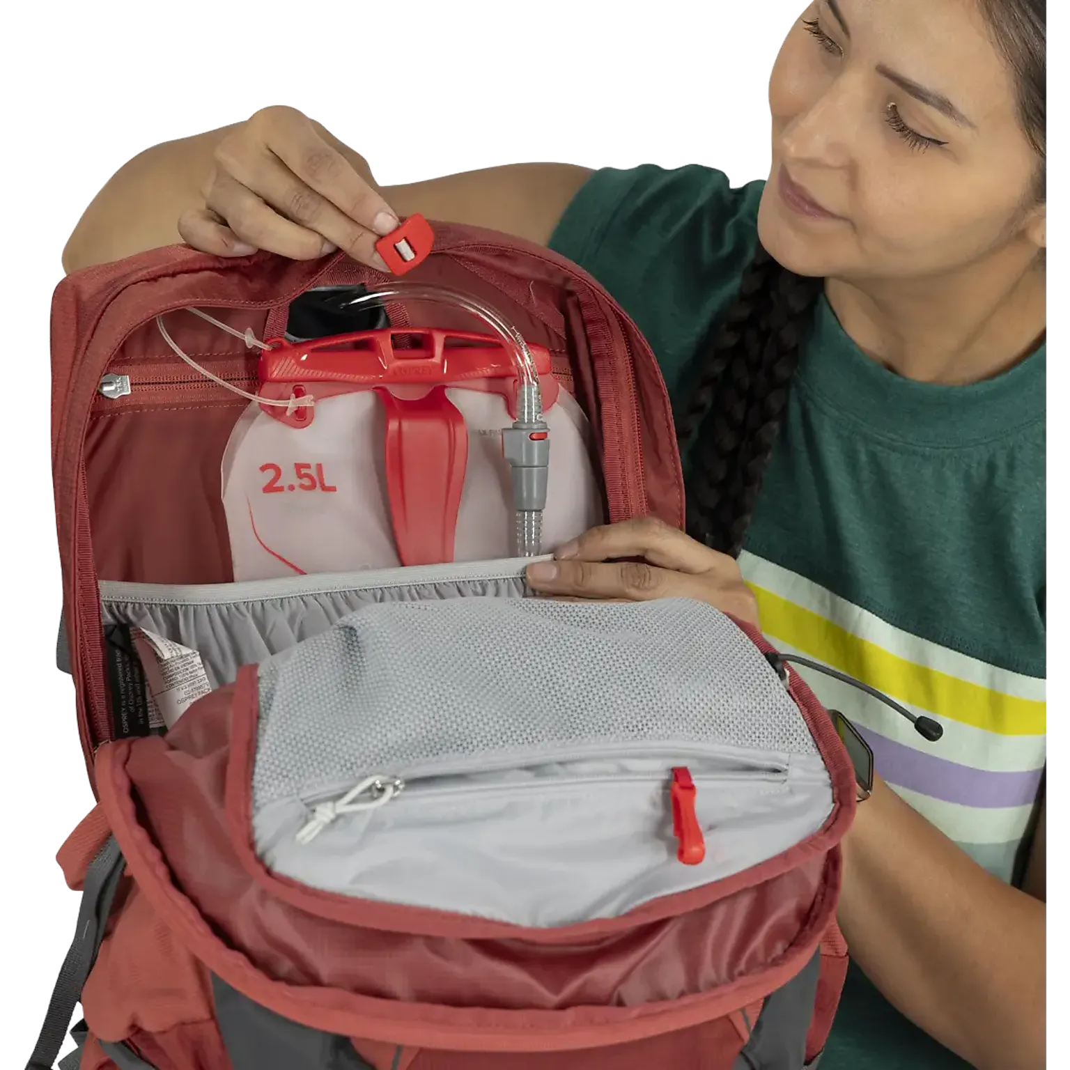 Tempest 22 ryggsäck - Red Pampas/Coal Grey-1093