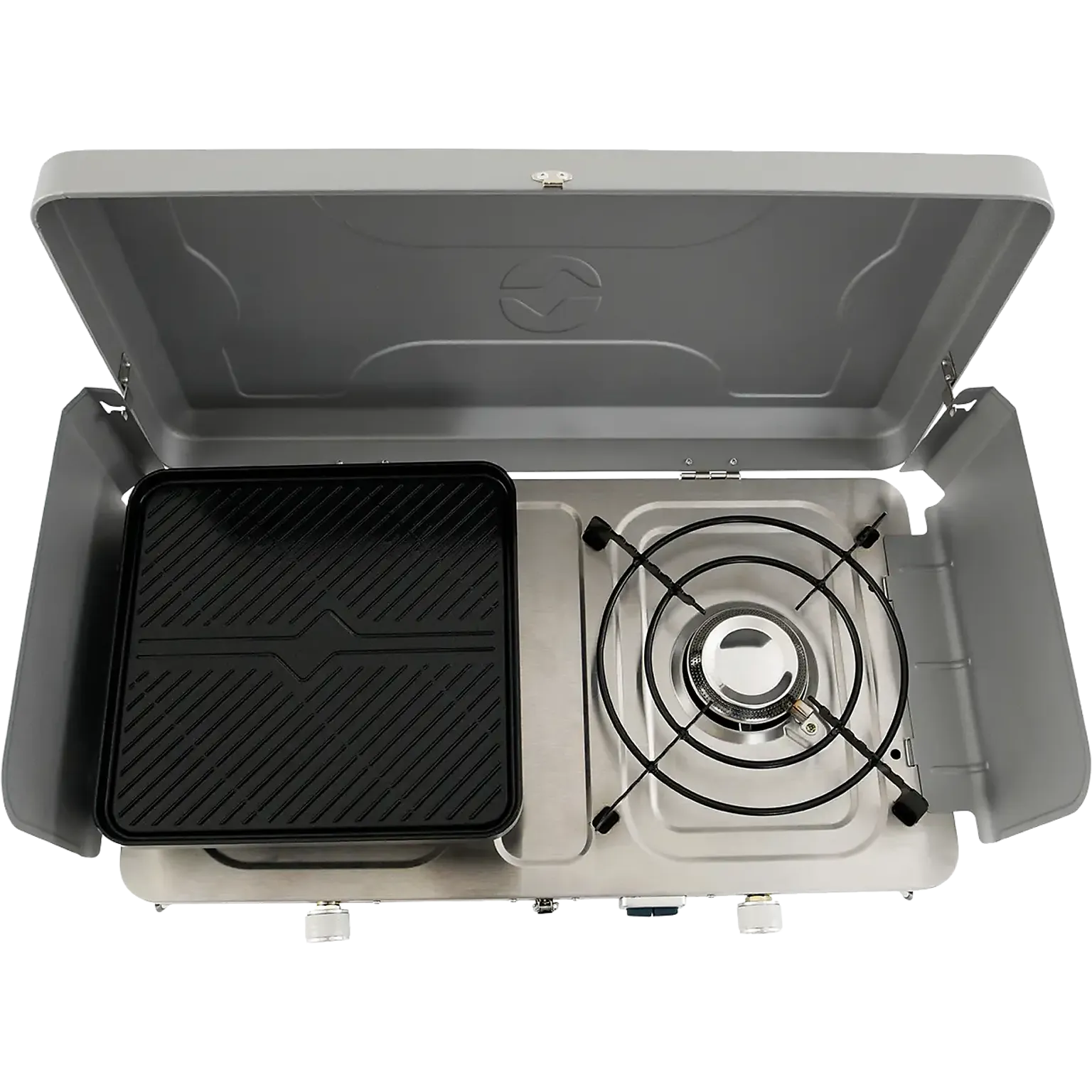 Merapi Pro Duo Deluxe gasblus - Silver Grey
