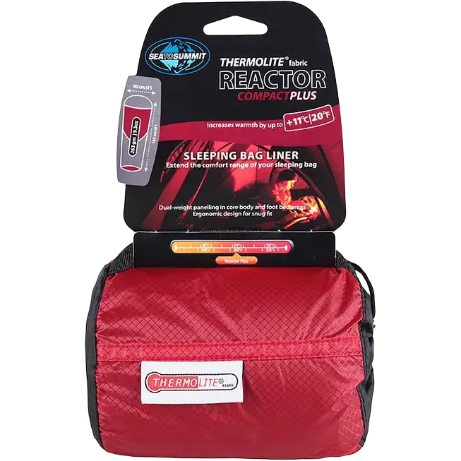 Reactor Plus (Compact) - Thermolite Mummy lagenpose - Red Sack/Black & Red Liner