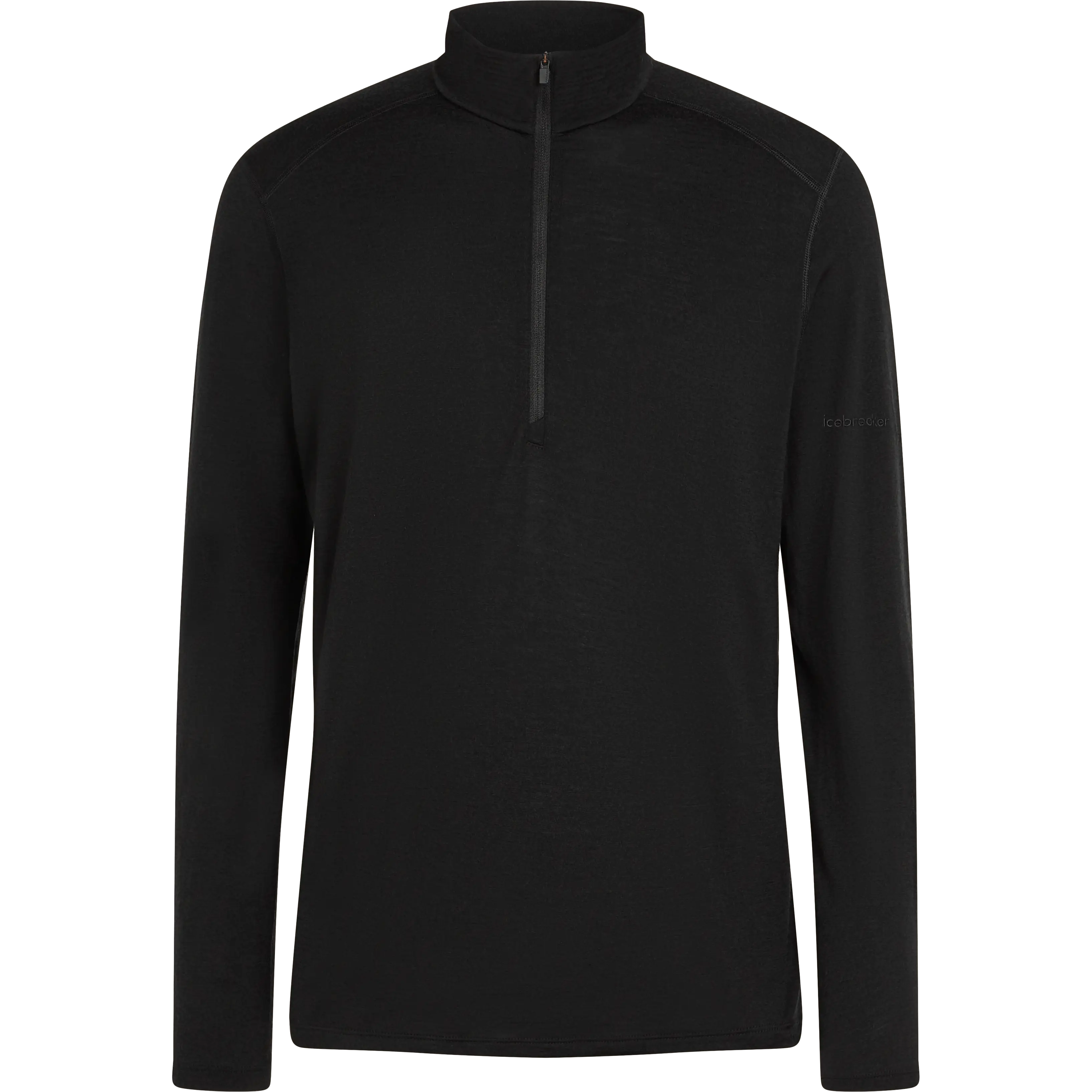 Oasis LS Half Zip 200 Men ullunderställströja - Black-001