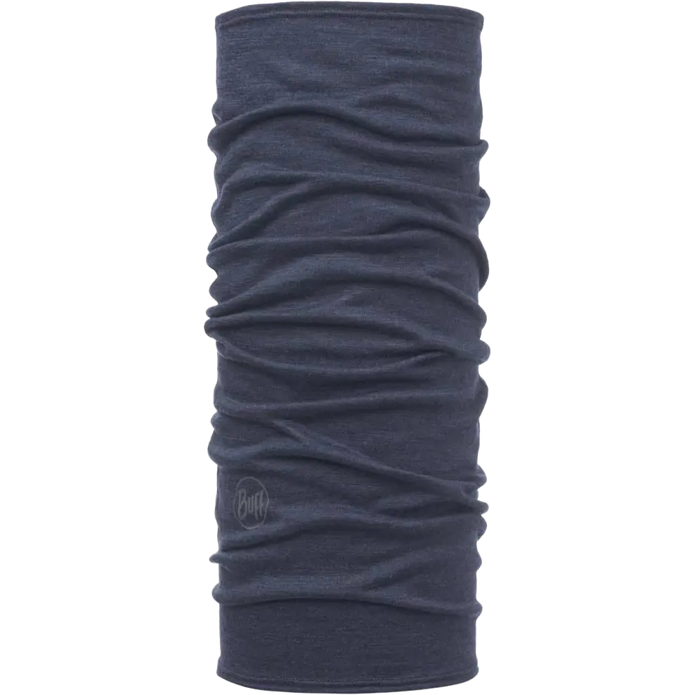 Lightweight Merino Wool Junior Buff halsedisse - Solid Denim