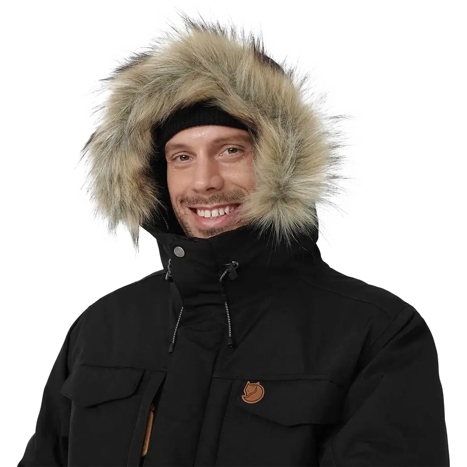Nuuk Parka Men vinterjacka - Black-550