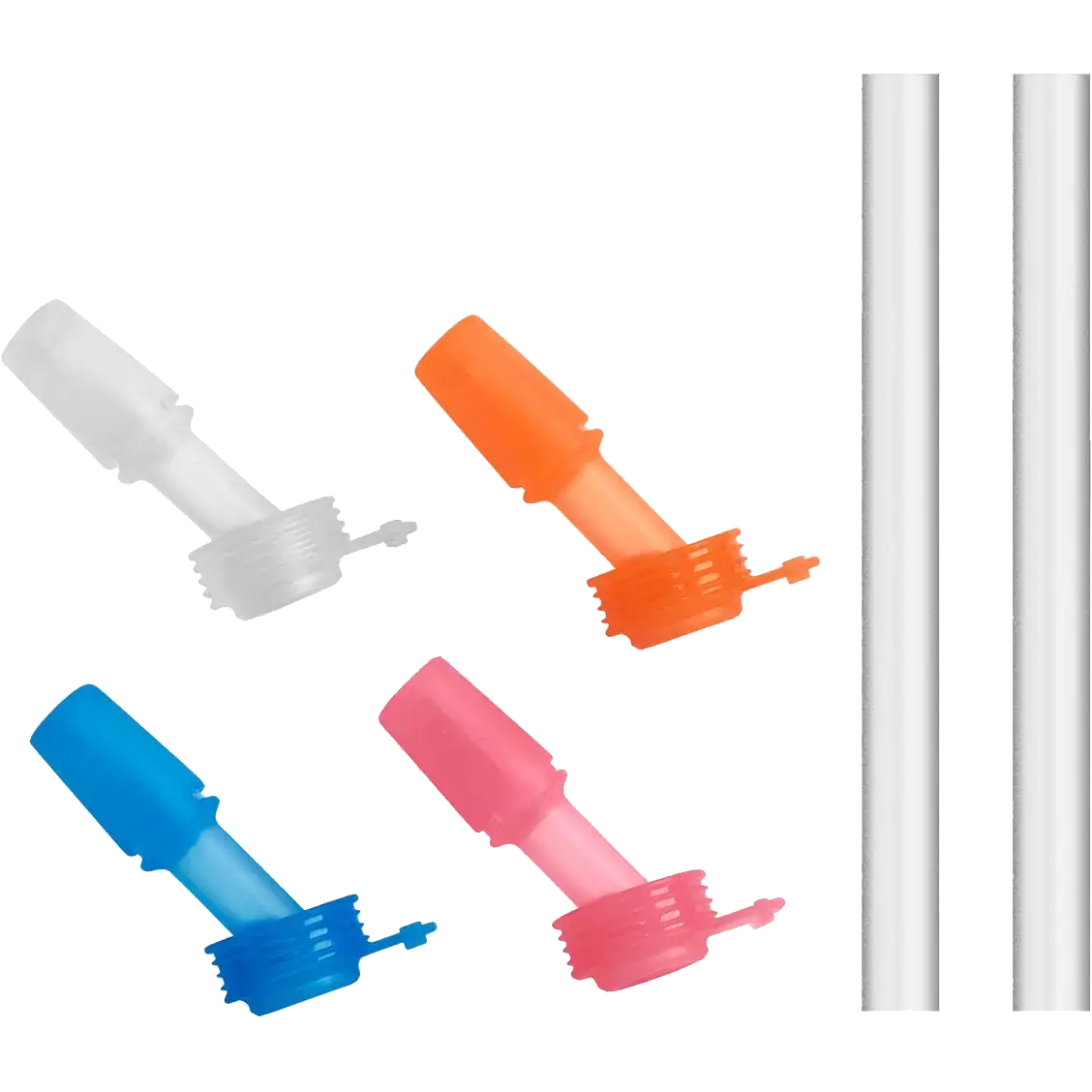 eddy+ Kids Accessory 4 Multi BV/2 Straws bideventiler og rør - Multi