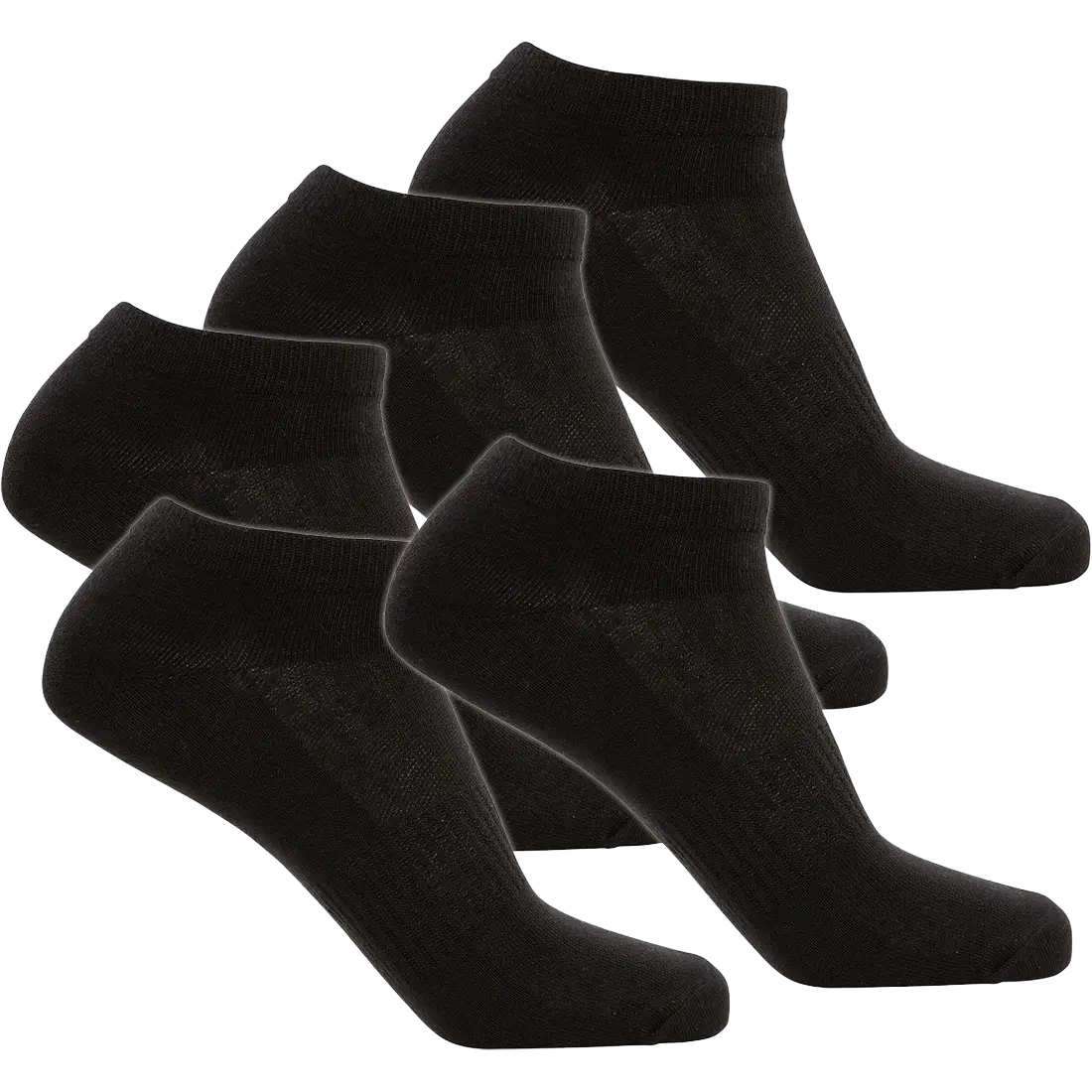 Orbital Trainer Liner 5 pair pack sokker - BLACK