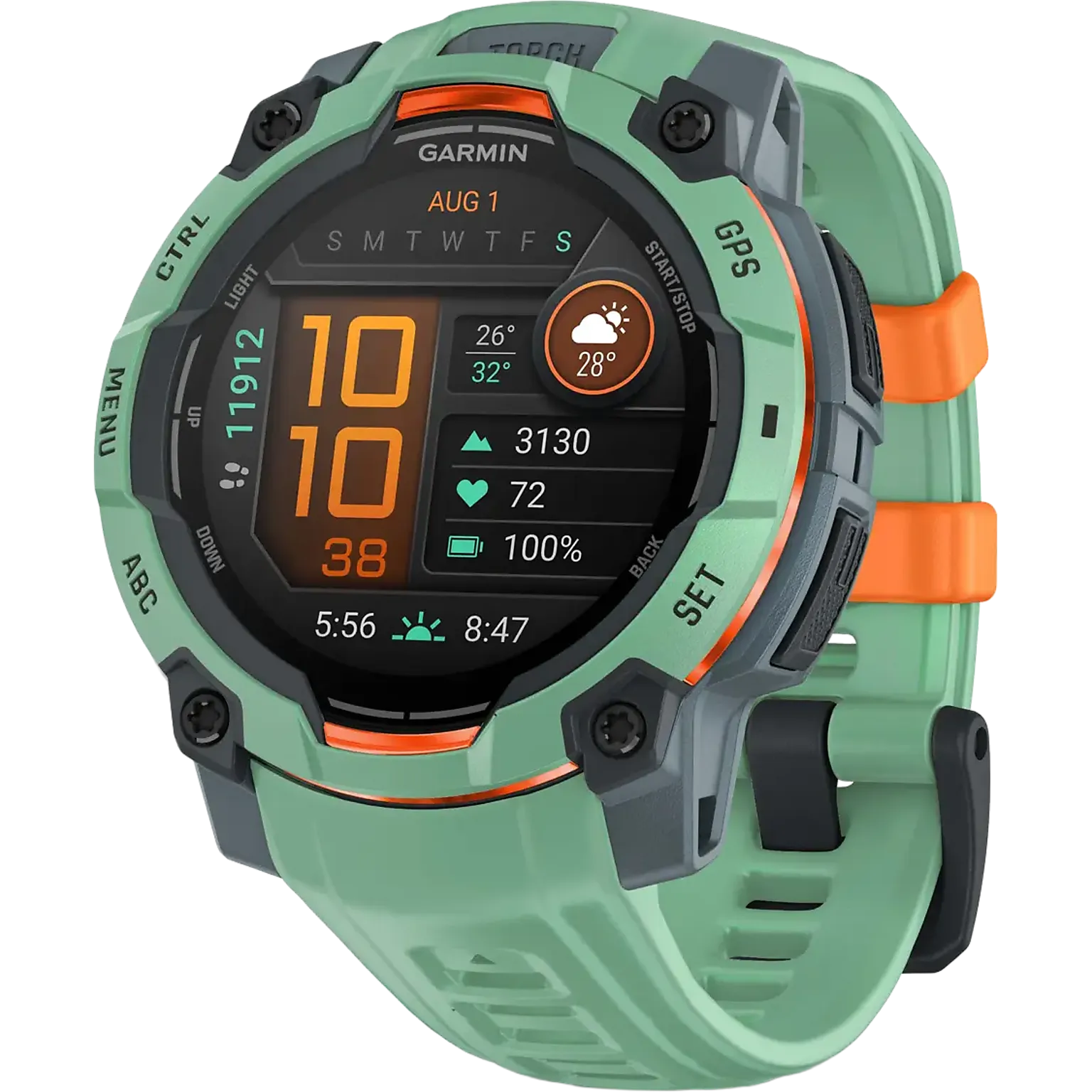 Instinct 3 45 MM AMOLED - NeoTropic Bezel w/Neo Tropic