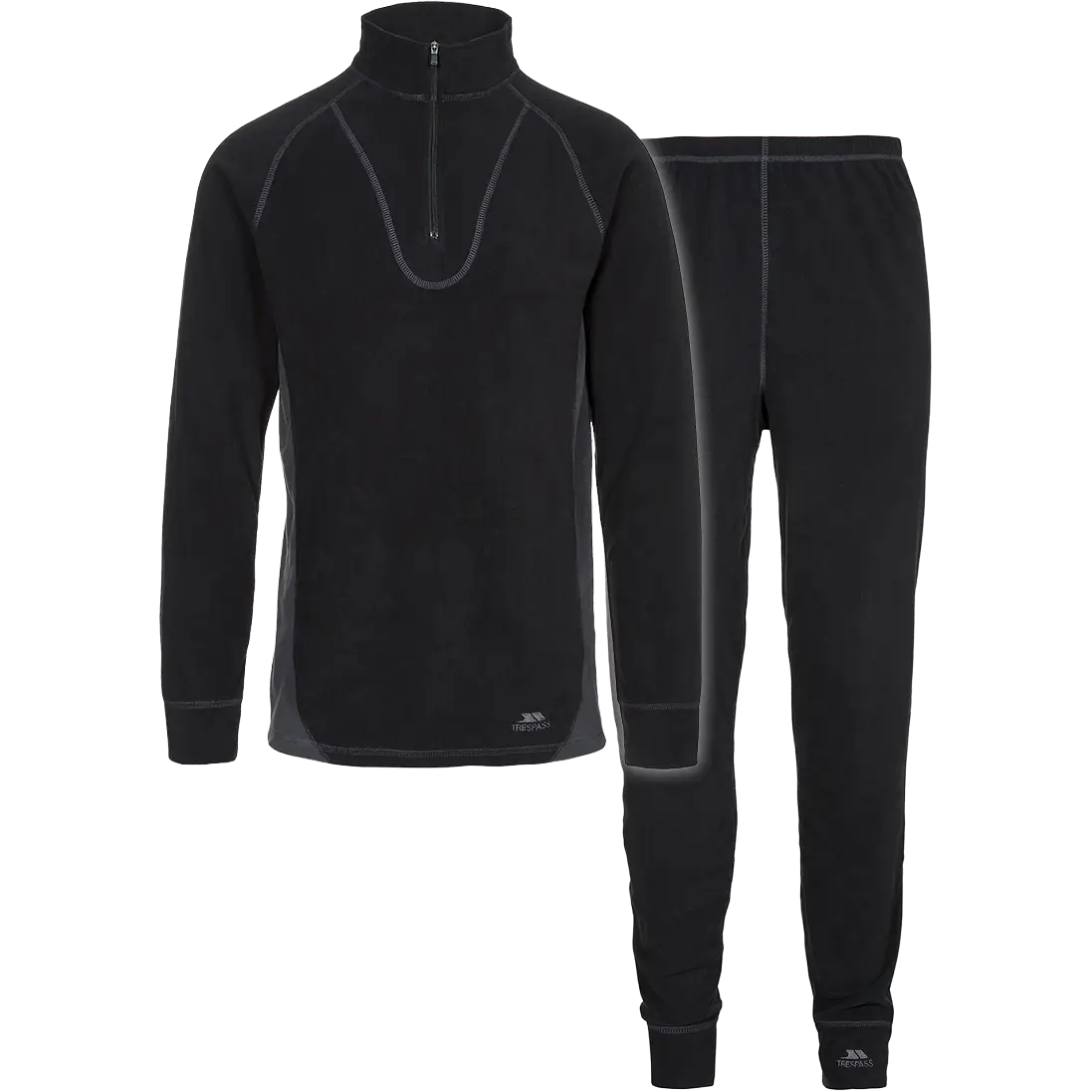 Thriller Micro Fleece Base Layer Set fleecesæt - BLACK