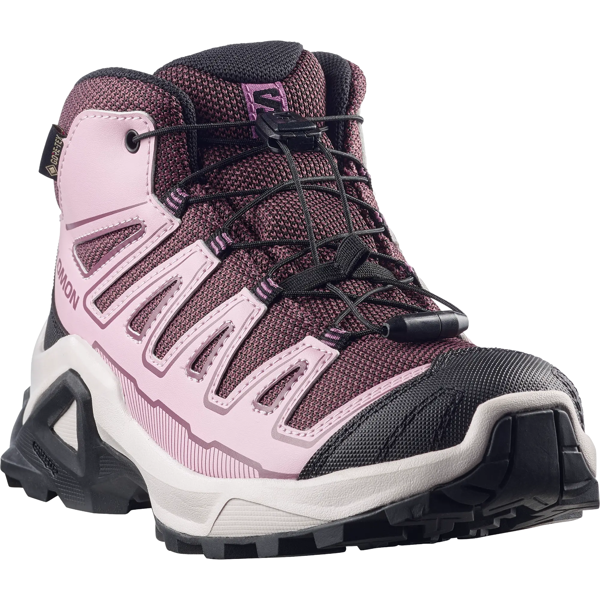 X Ultra Mid GTX Junior børnestøvle - Huckleberry-Dawn Pink-Concord