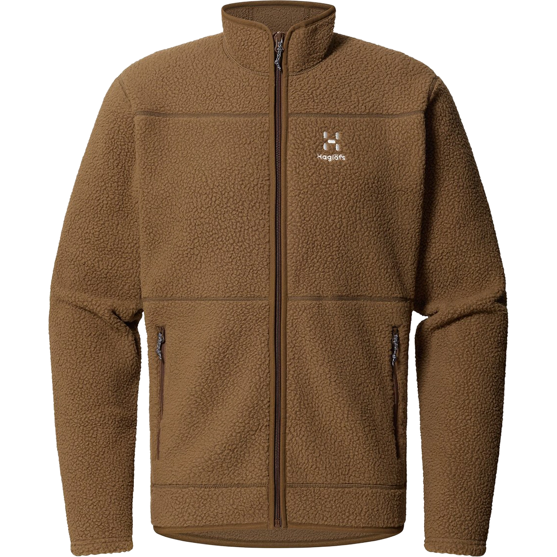 Mossa Pile Jacket Men Fleece - Teak Brown-4LA