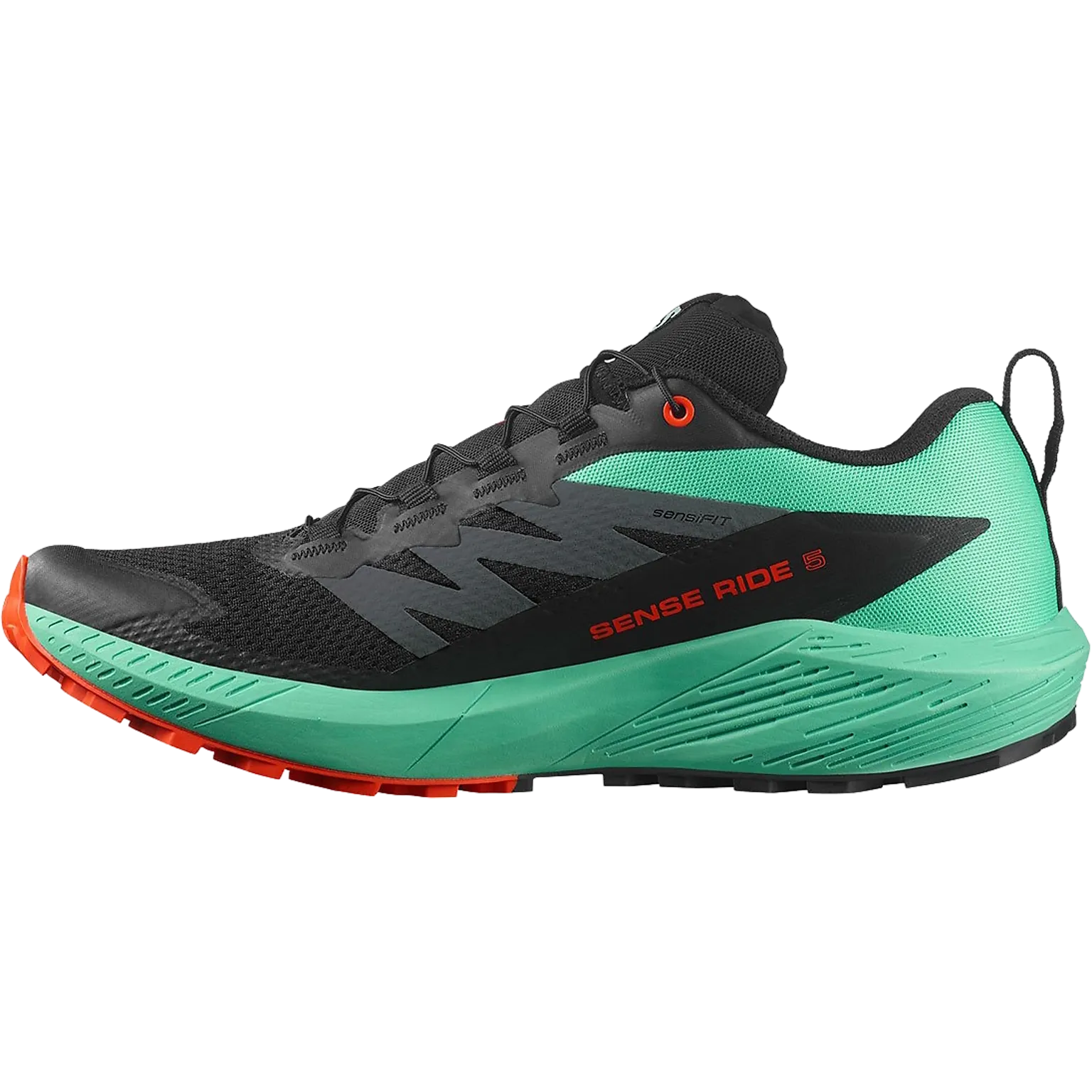 Sense Ride 5 Men löparskor - Black/Bay/Cherry Tomato