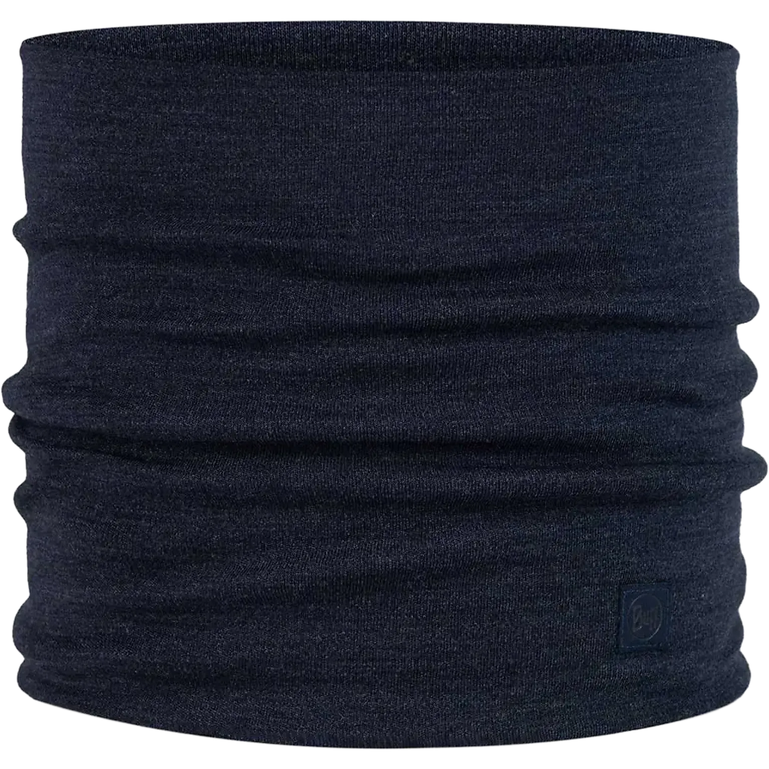 Heavy Merino Neckwarmer Buff halsduk - Solid Black